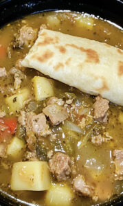 Crockpot Green Chili Stew - Grandm Old Recipes