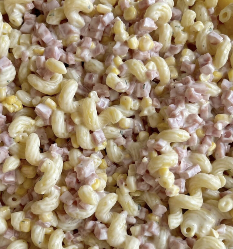 Creamy Ham Pasta Salad - Grandm Old Recipes