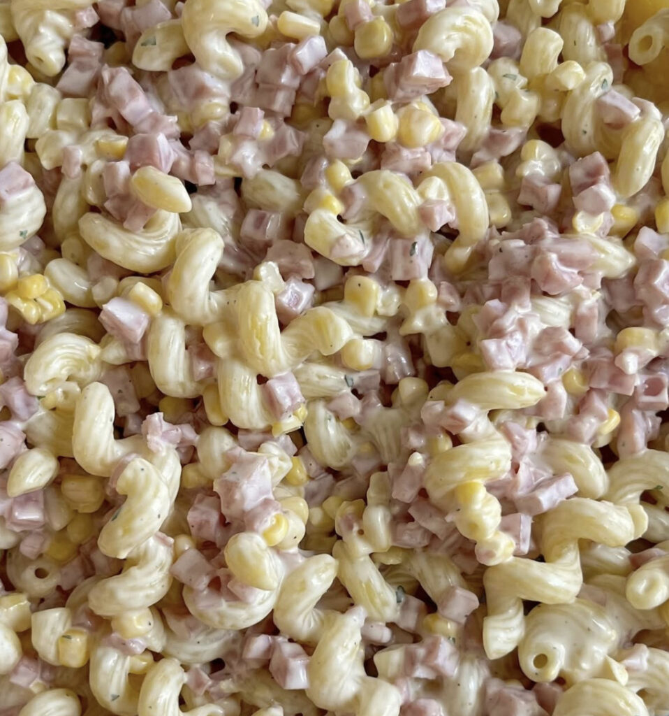 Creamy Ham Pasta Salad - Grandm Old Recipes
