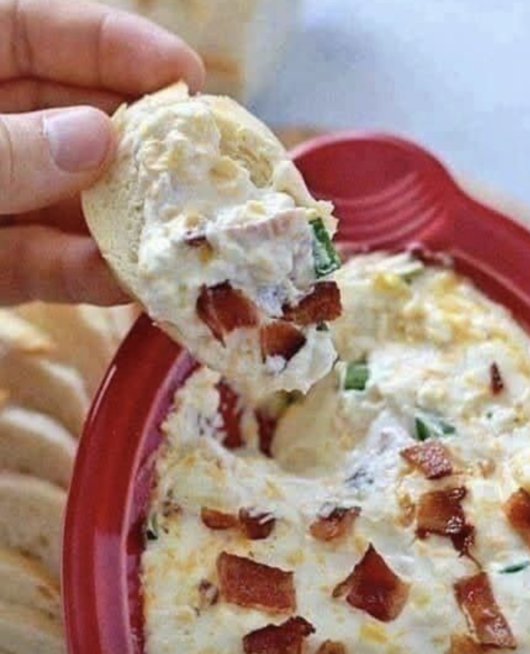 Creamy Cheddar Bacon Ranch Dip - Grandm Old Recipes