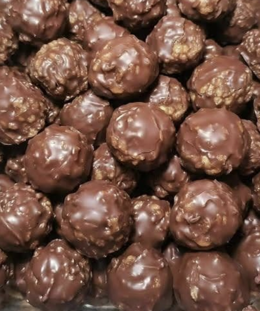 Chocolate Rice Krispie Balls - Grandm Old Recipes